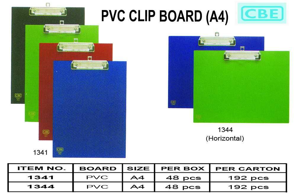 PVC Clip Board A4 1344 – Orient Treasure Trading Sdn Bhd